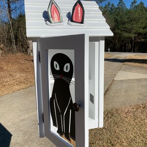 Cat Geocache With Graphics, Hidden Compartment, 2 Shelf, Neighborhood ...