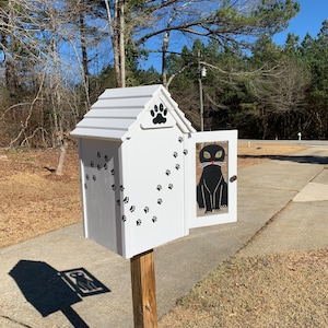 Cat Geocache Neighborhood Book Exchange, Hidden Compartment - Etsy