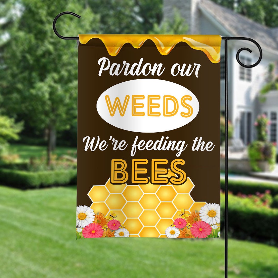 Bandera de la granja de abejas bandera de jardinería bandera - Etsy España