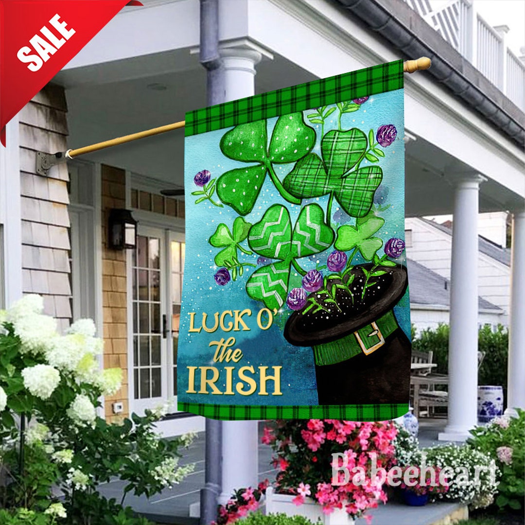 Irish Blessing Flag Celtic Cross Flag Irish Happy St. - Etsy