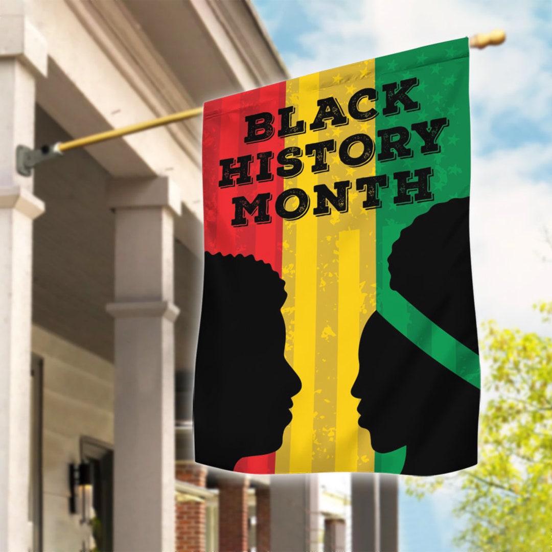 Black History Month Flag African American Flag Black History - Etsy