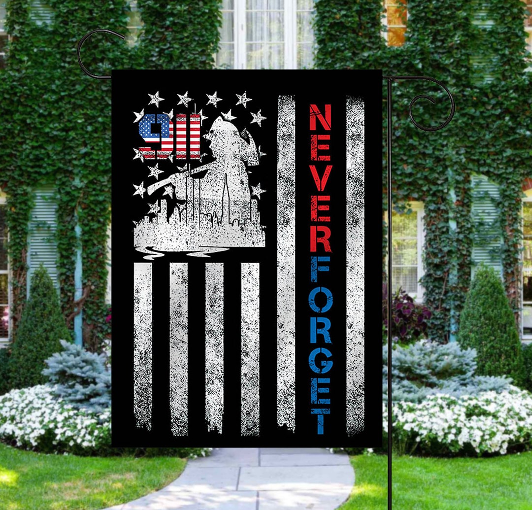 September 11 Flag Never Forget 911 Flag Patriot Day Flag - Etsy