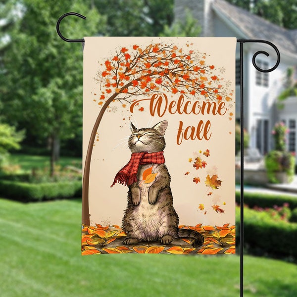 Fall Garden Flag - Etsy