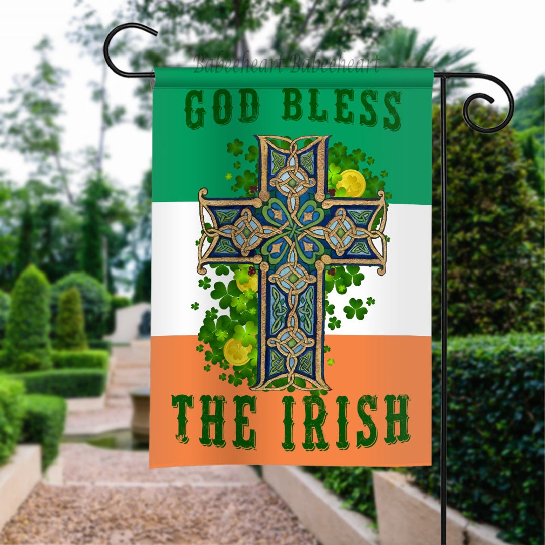 Drapeau irlandais de bénédiction drapeau de la croix - Etsy France