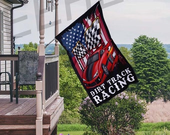Dirt Track Racing Flag - Etsy