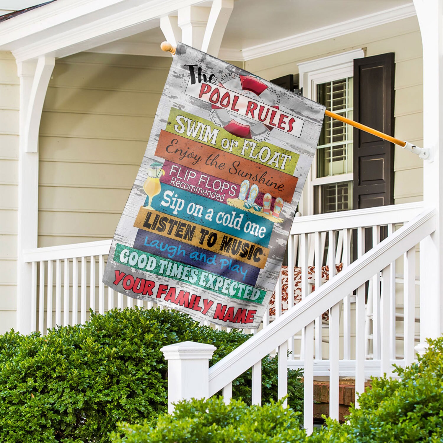 Personalized Swimming Pool Flag Summer Flag Pool Decor - Etsy UK