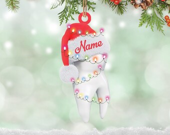 Tooth Christmas Ornament - Etsy