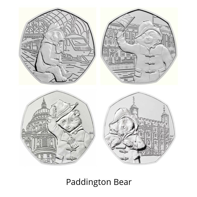 Rare UK Fifty Pence Coins Collectible 50p Coins British Coin - Etsy UK