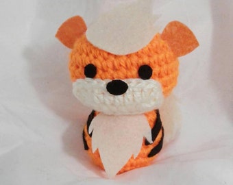 PDF PATTERN for Crochet Growlithe Amigurumi Doll Toy Plushie - Etsy
