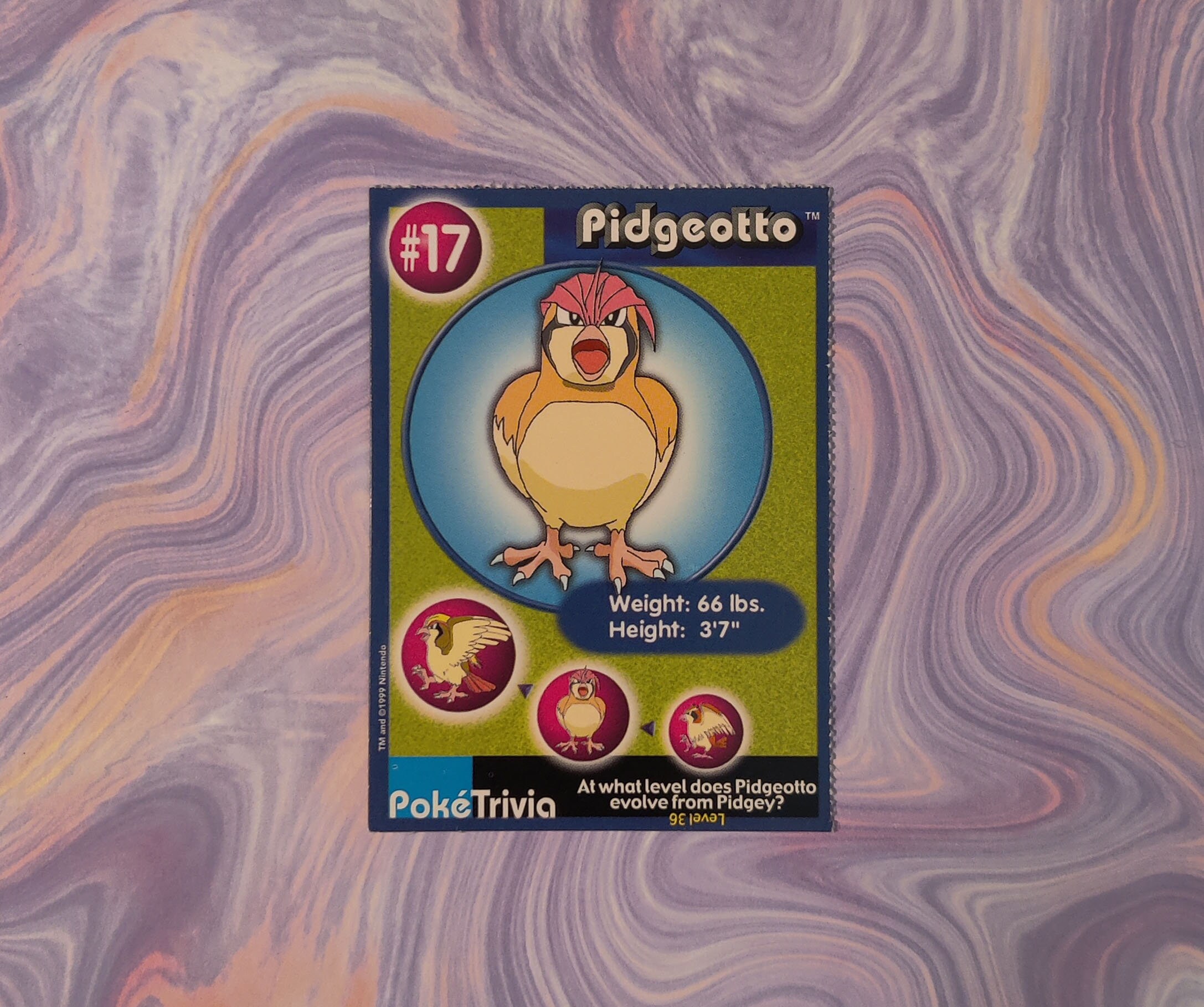 Pidgeotto Card