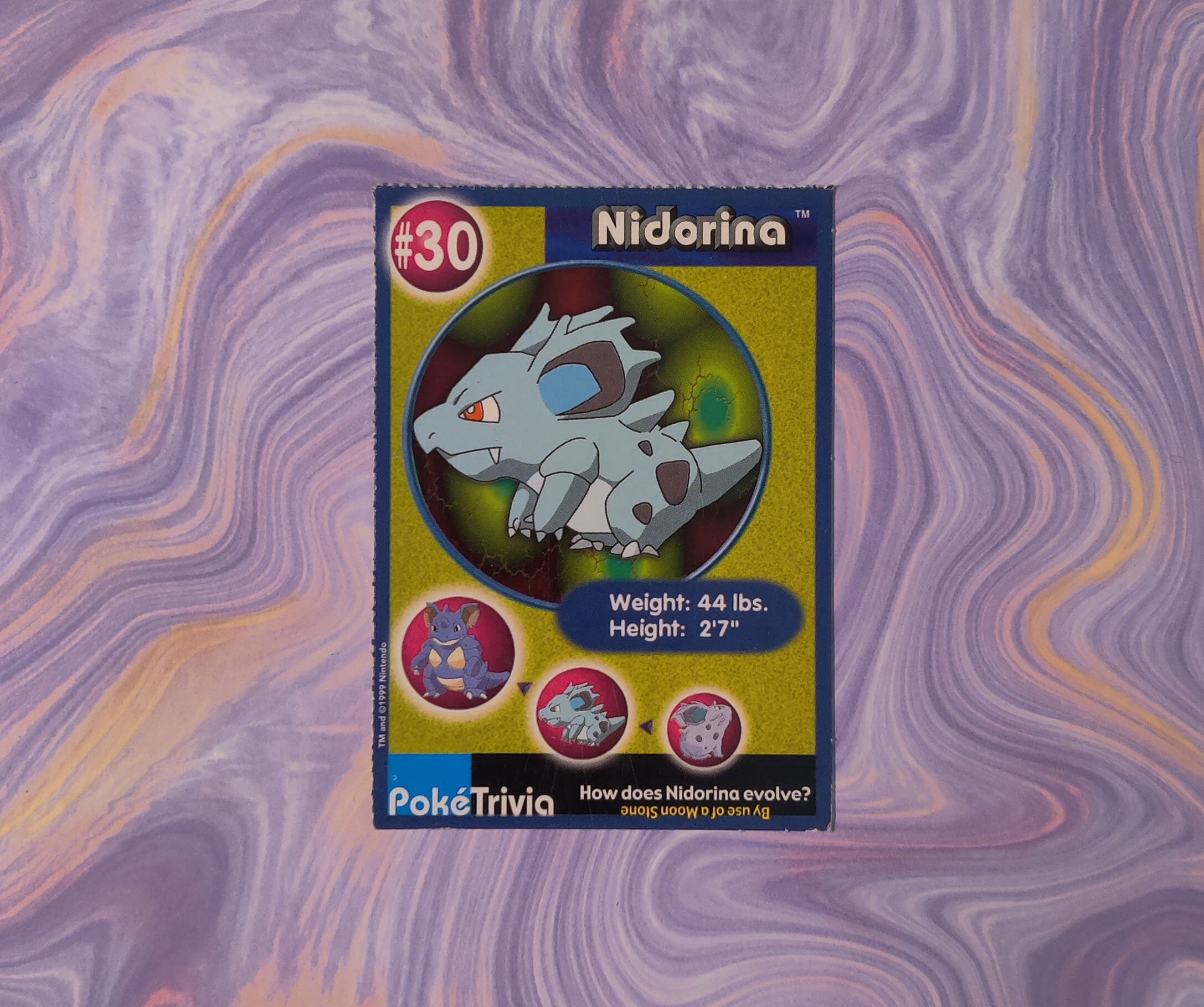 Nidorina Pokemon Card