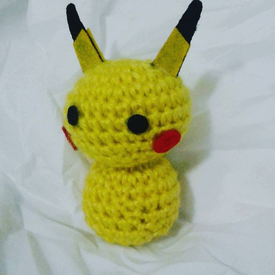Crochet Pikachu - Etsy