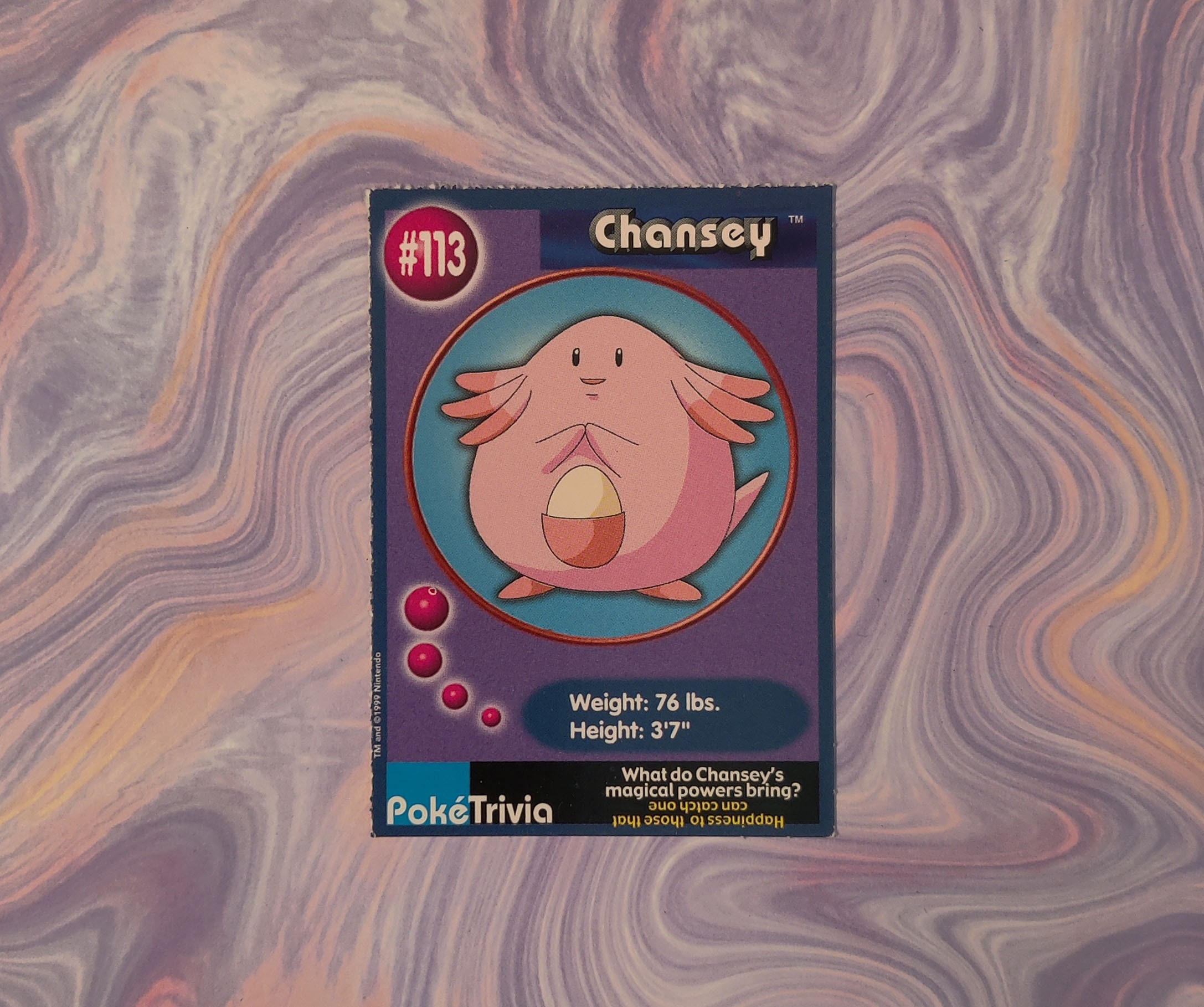 Chansey Card