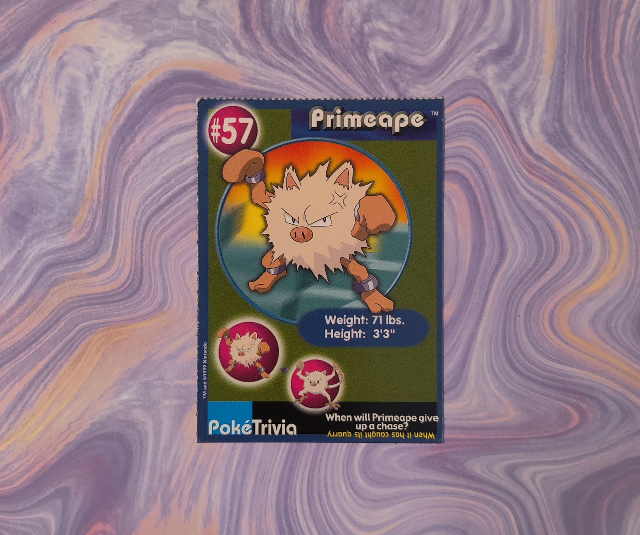 Primeape Card