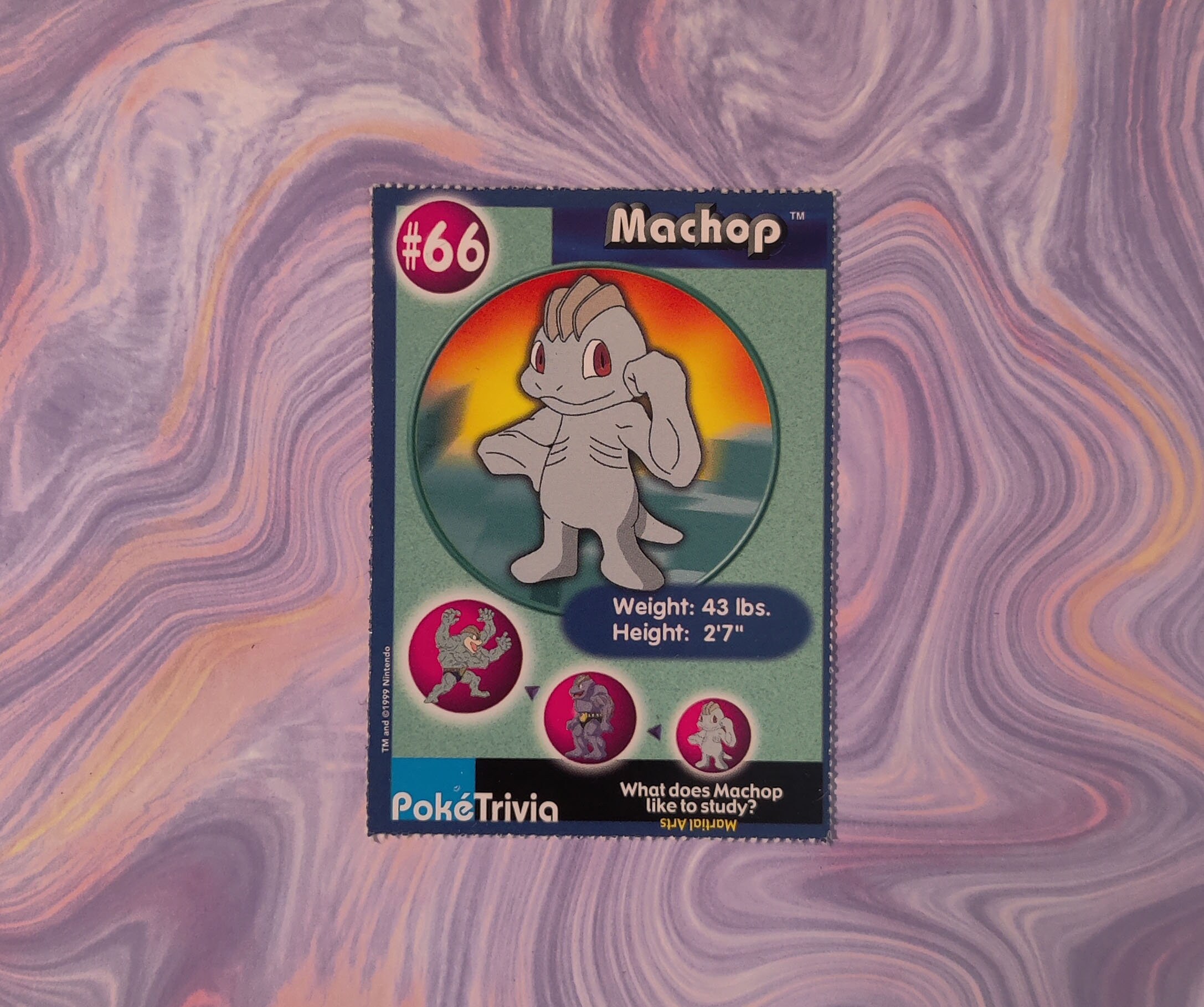 Machop Card