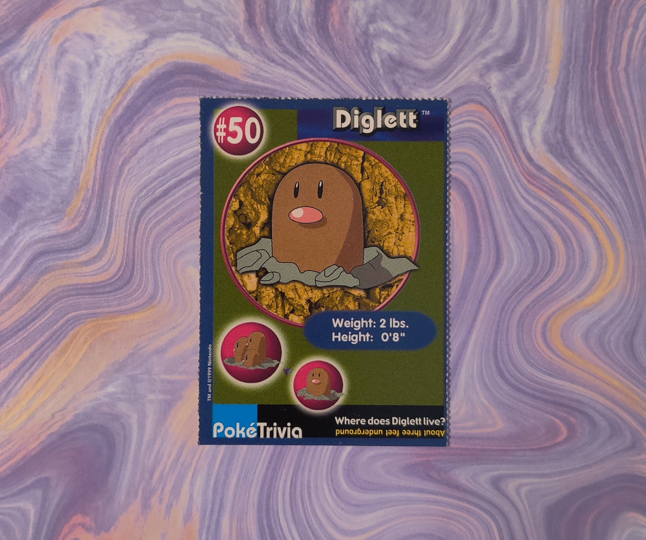 Diglett Card