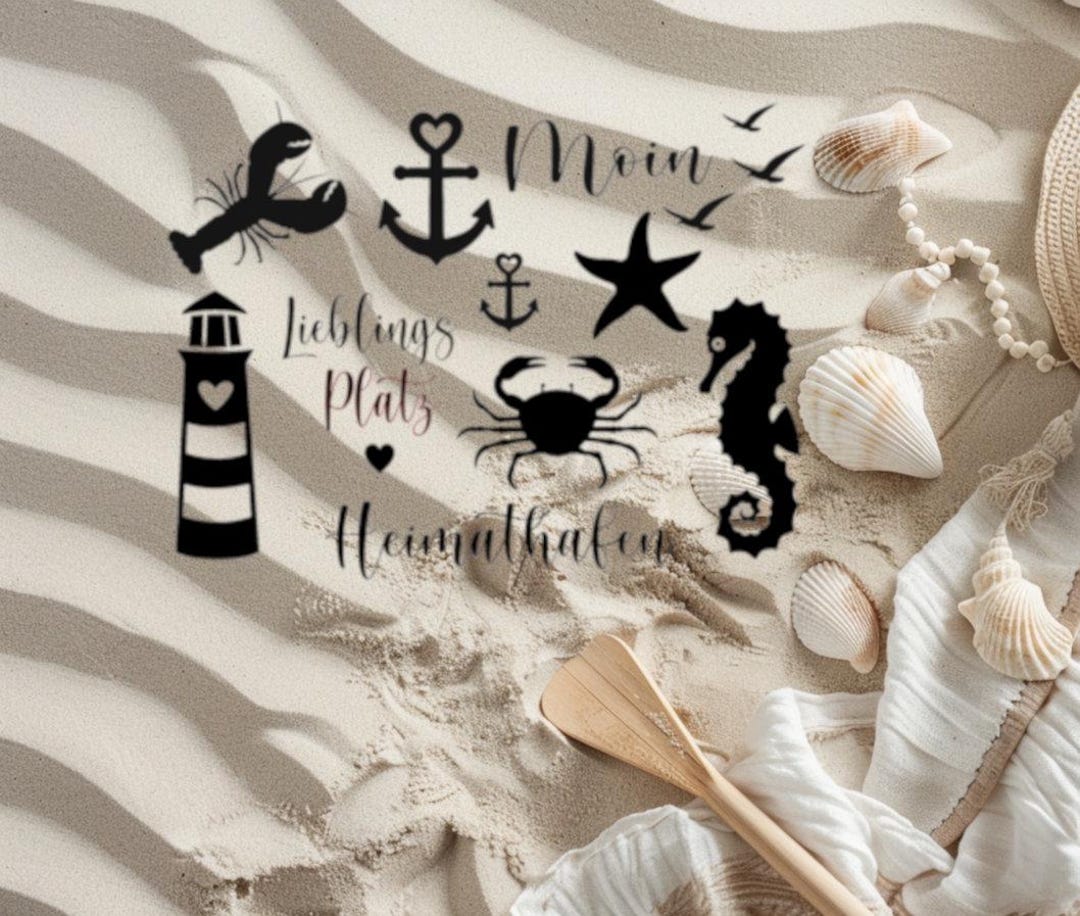 Maritime Stickers, Maritime Sticker Set, Sticker Sheet, Maritime ...