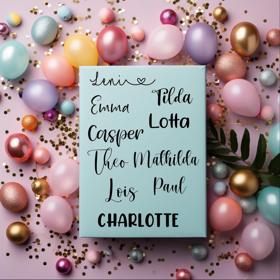 Sticker Name Personalized, Personalized Name Sticker, Children's Room ...