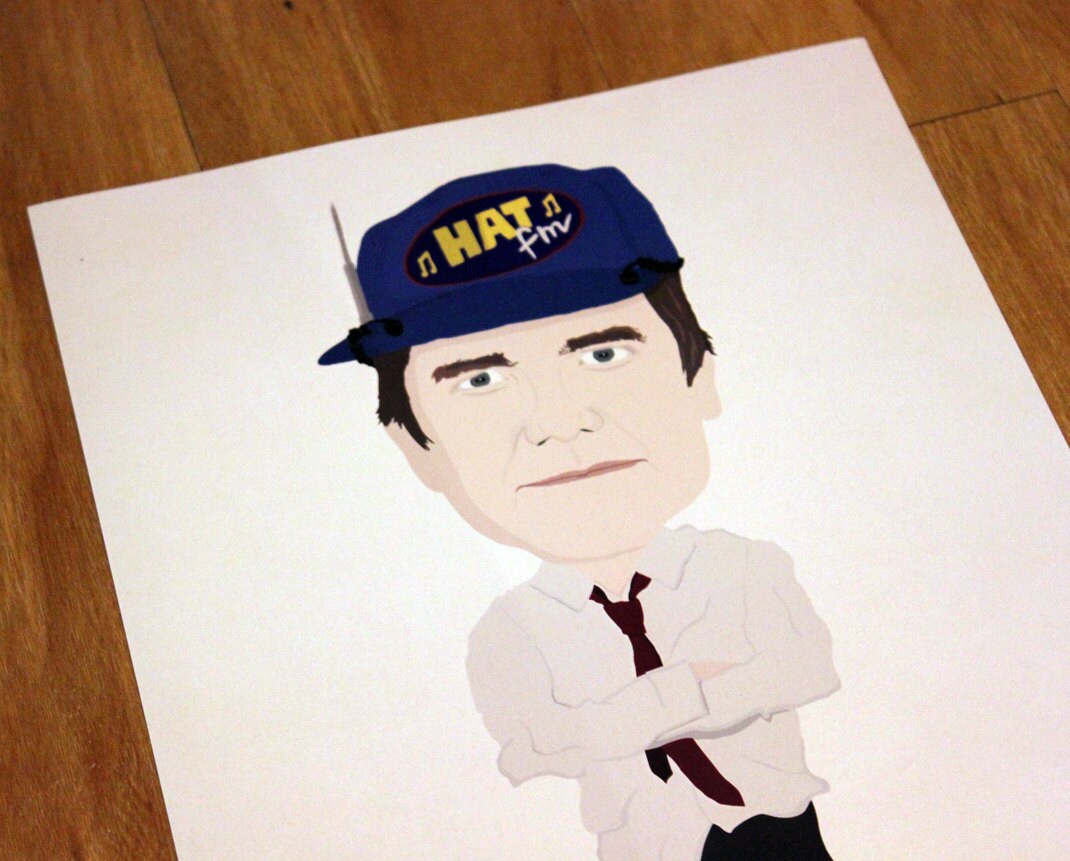 The Office Collection. Set of 3 Illustrations for 25 Pounds. - Etsy