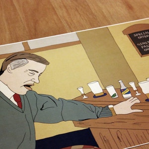 Alan Partridge Drinking Ladyboys. - Etsy