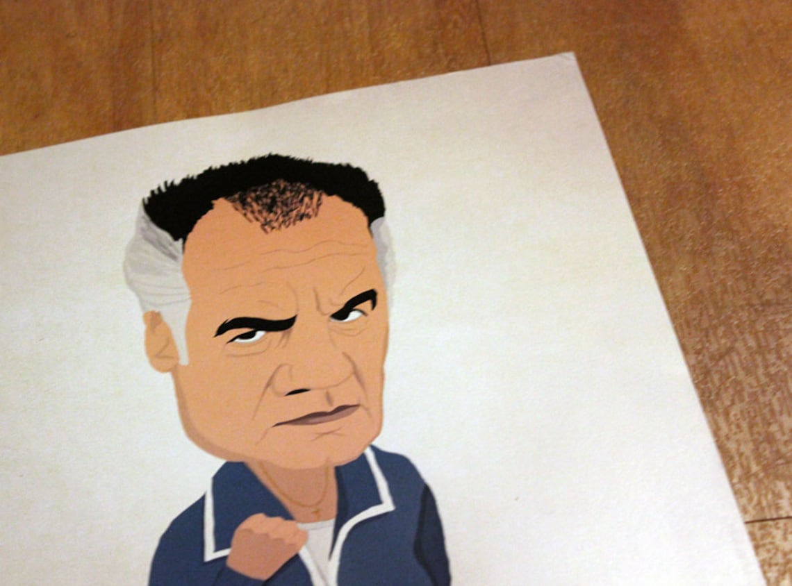 Paulie Walnuts From the Sopranos A4 Illustration - Etsy