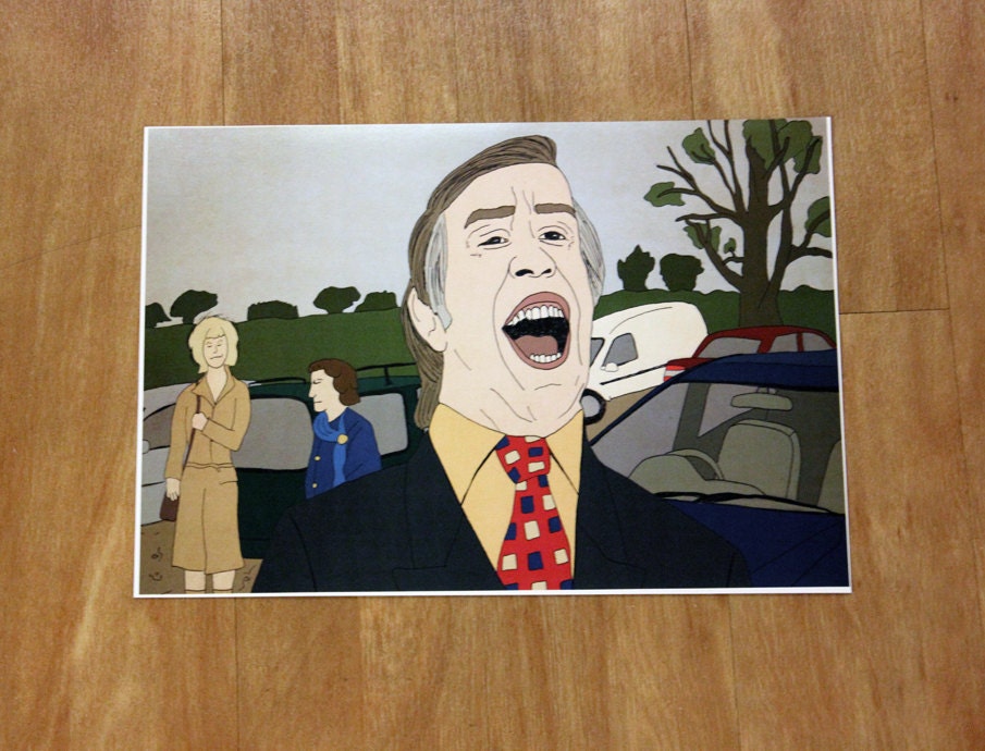 Alan Partridge Shouting Dan. - Etsy