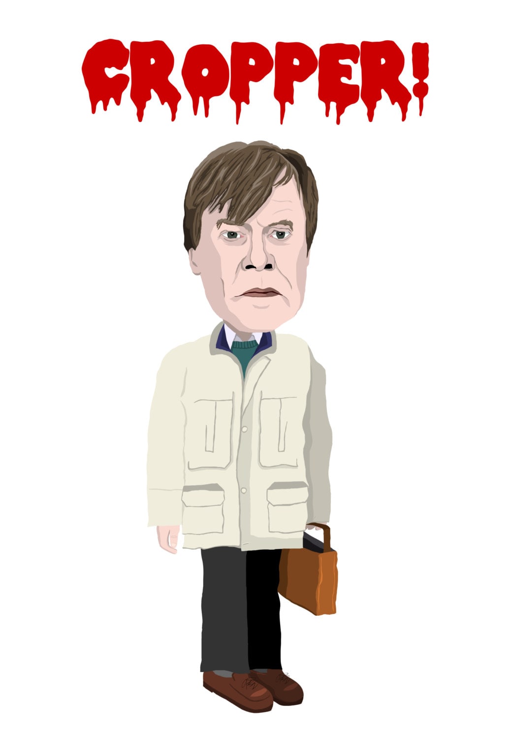 A4 Illustration of Roy Cropper From Coronation Street - Etsy UK