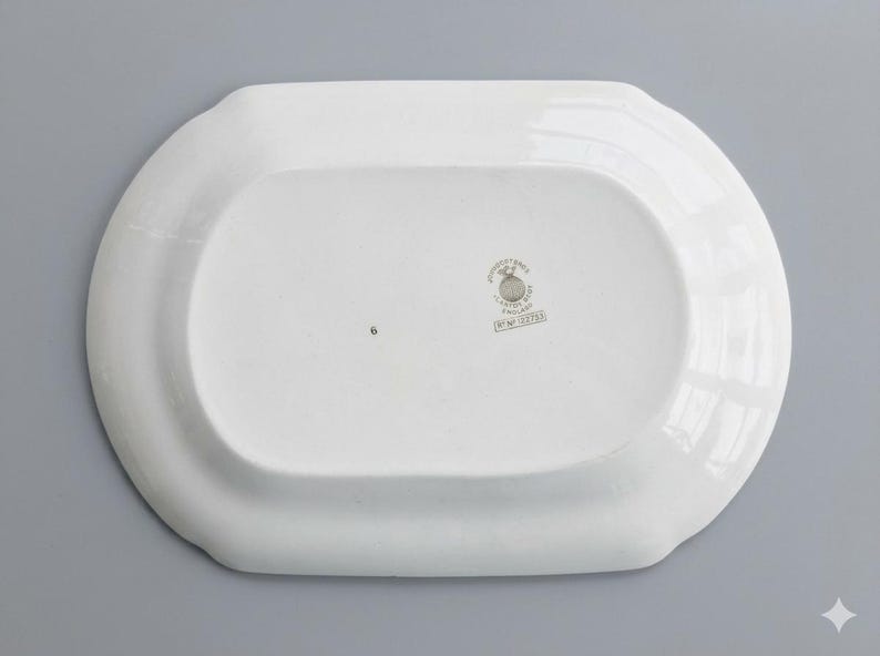 Antique Johnson Brothers "sylvan" Semi-porcelain Platter - Etsy