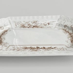 Antique Johnson Brothers "sylvan" Semi-porcelain Platter - Etsy