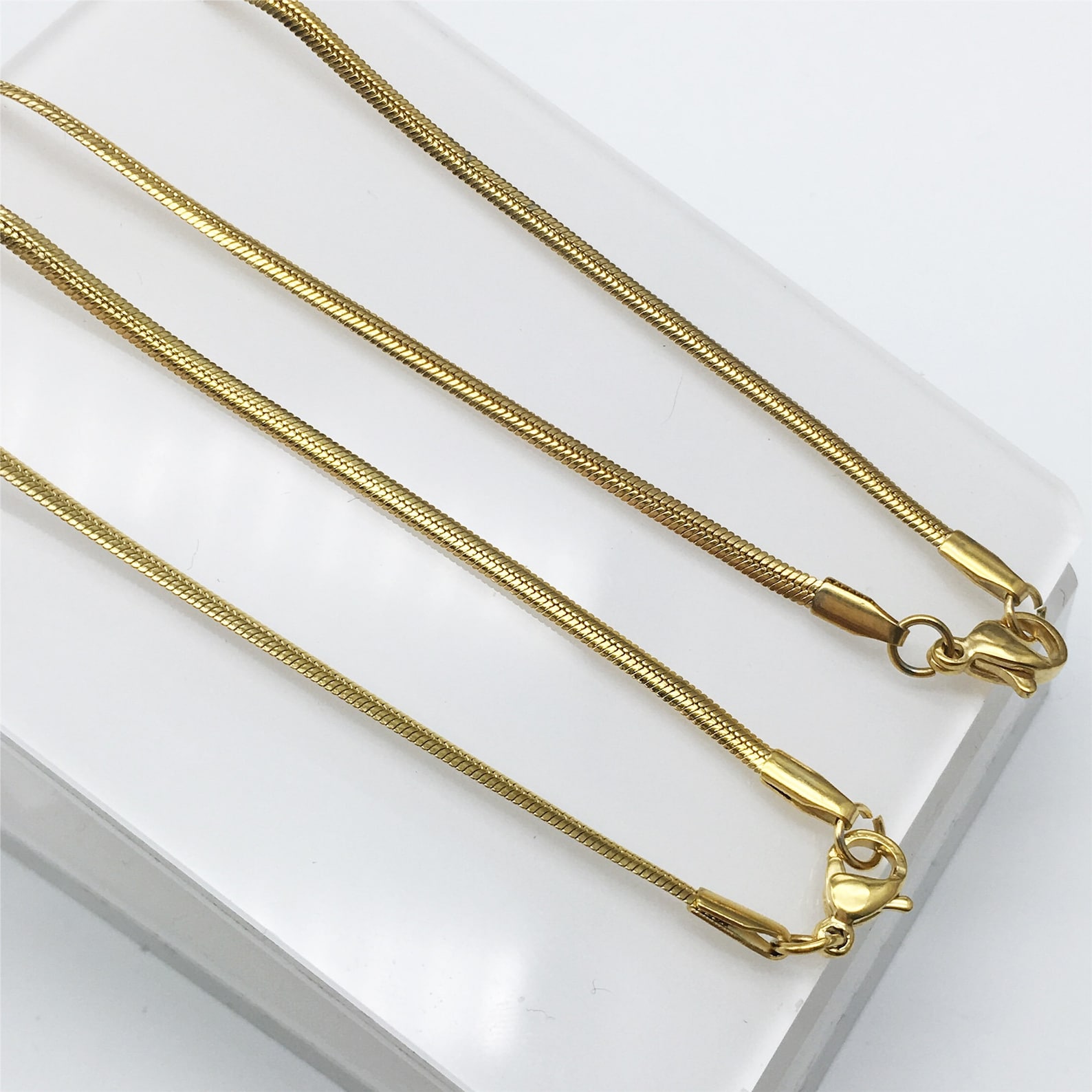 10pcs Gold Stainless Steel Chain18inch Necklace Chain making - Etsy