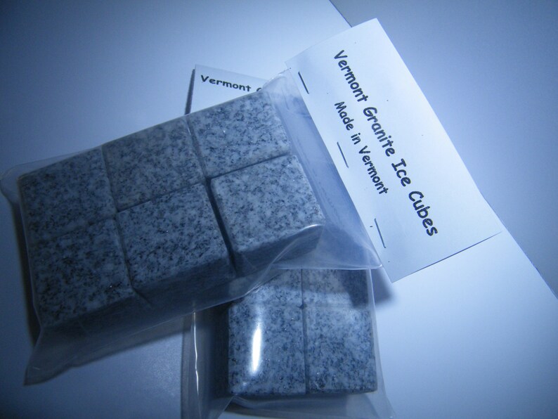 Whiskey Stones Granite Ice Cubesstone Ice Cubes - Etsy