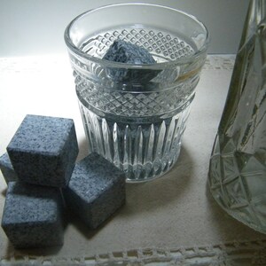 Whiskey Stones Granite Ice Cubesstone Ice Cubes - Etsy