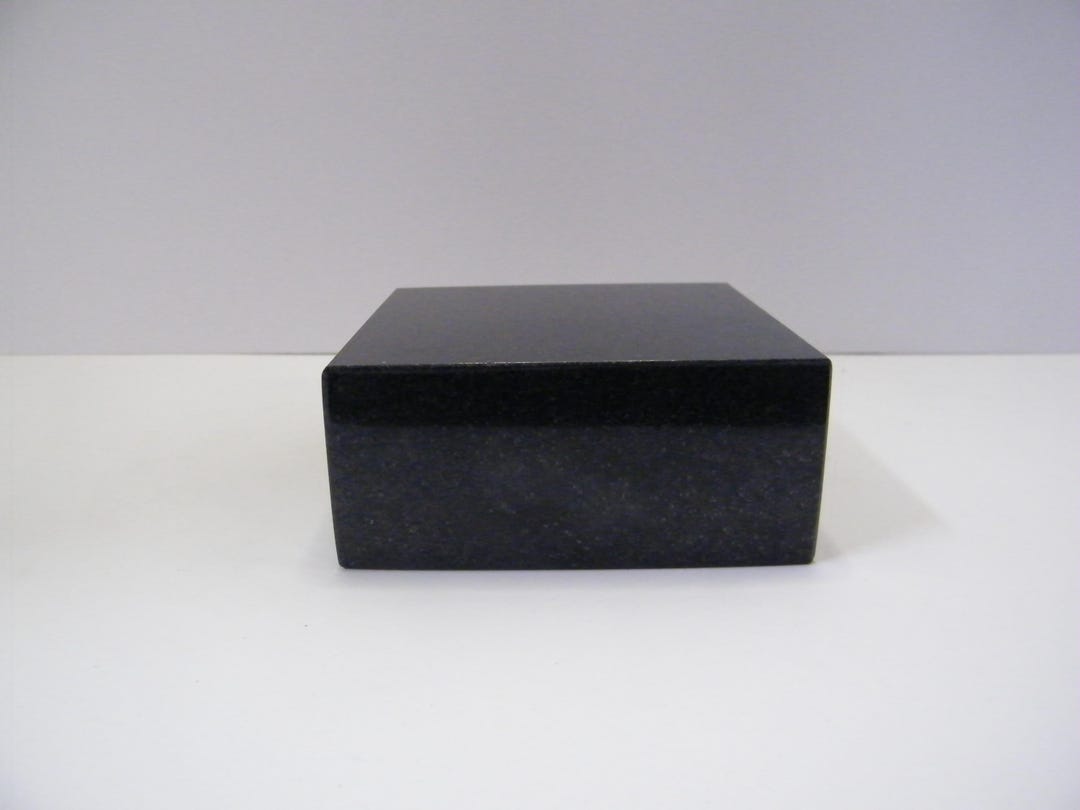 Black Granite Sculpture Base - 4"x4" Display, No Custom Sizes Available ...