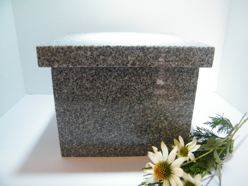 Urn Stone Memorial Urn Cremation Urn Granite Vault - Etsy