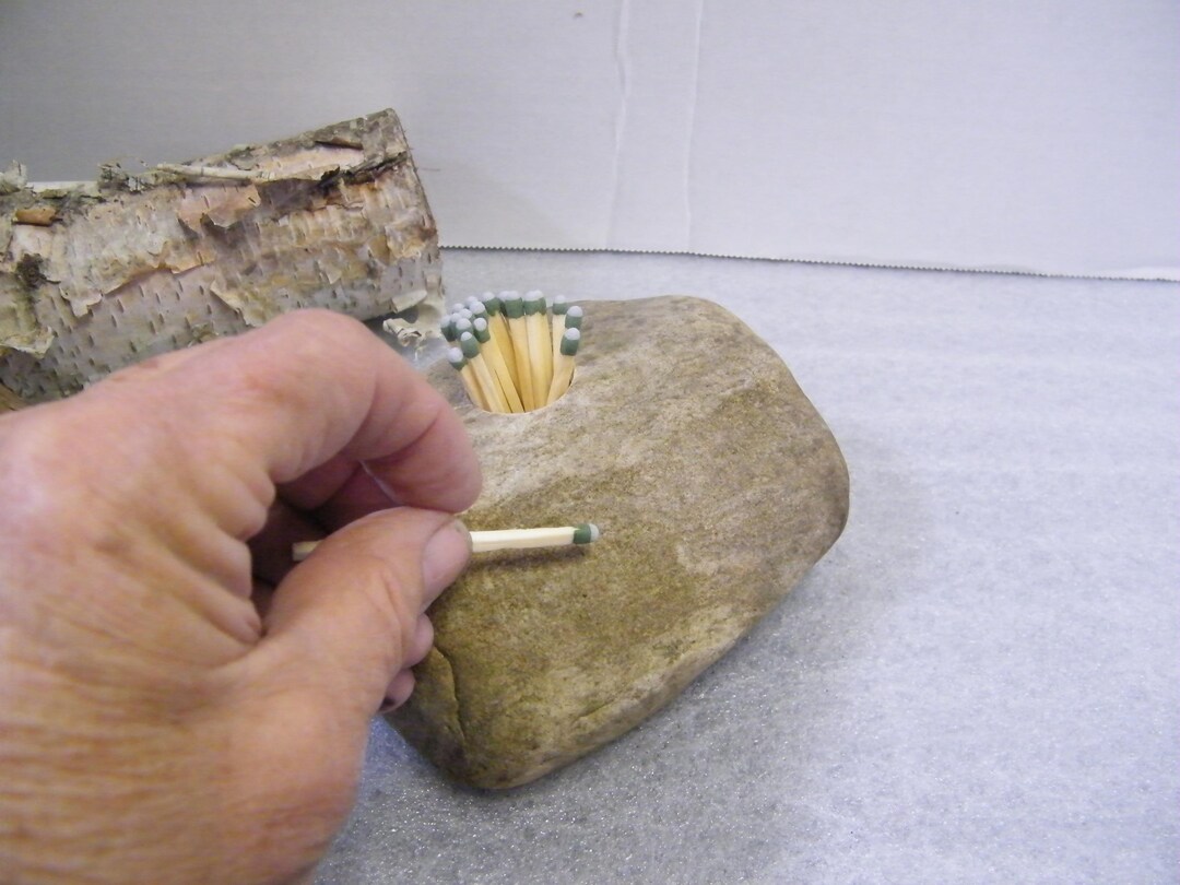Match Striker, Stone Match Striker, Match Holder - Etsy
