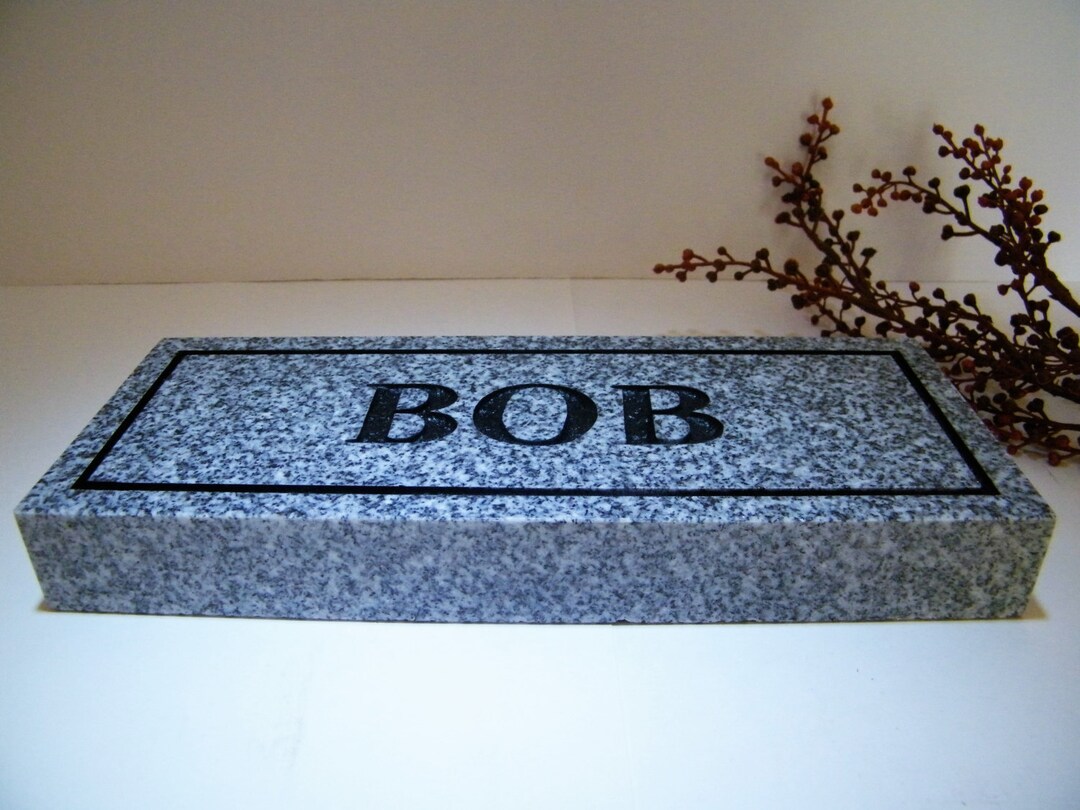 Pet Marker, Granite Pet Memorial, Personalized Granite Pet Memorial ...