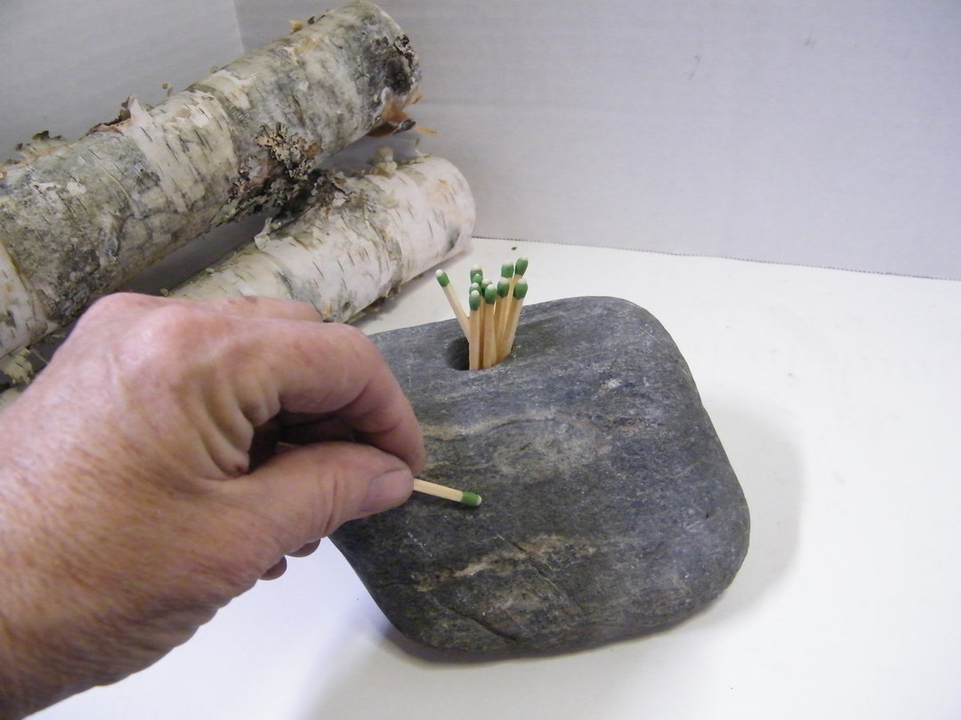 Match Striker, Stone Match Striker, Match Holder - Etsy