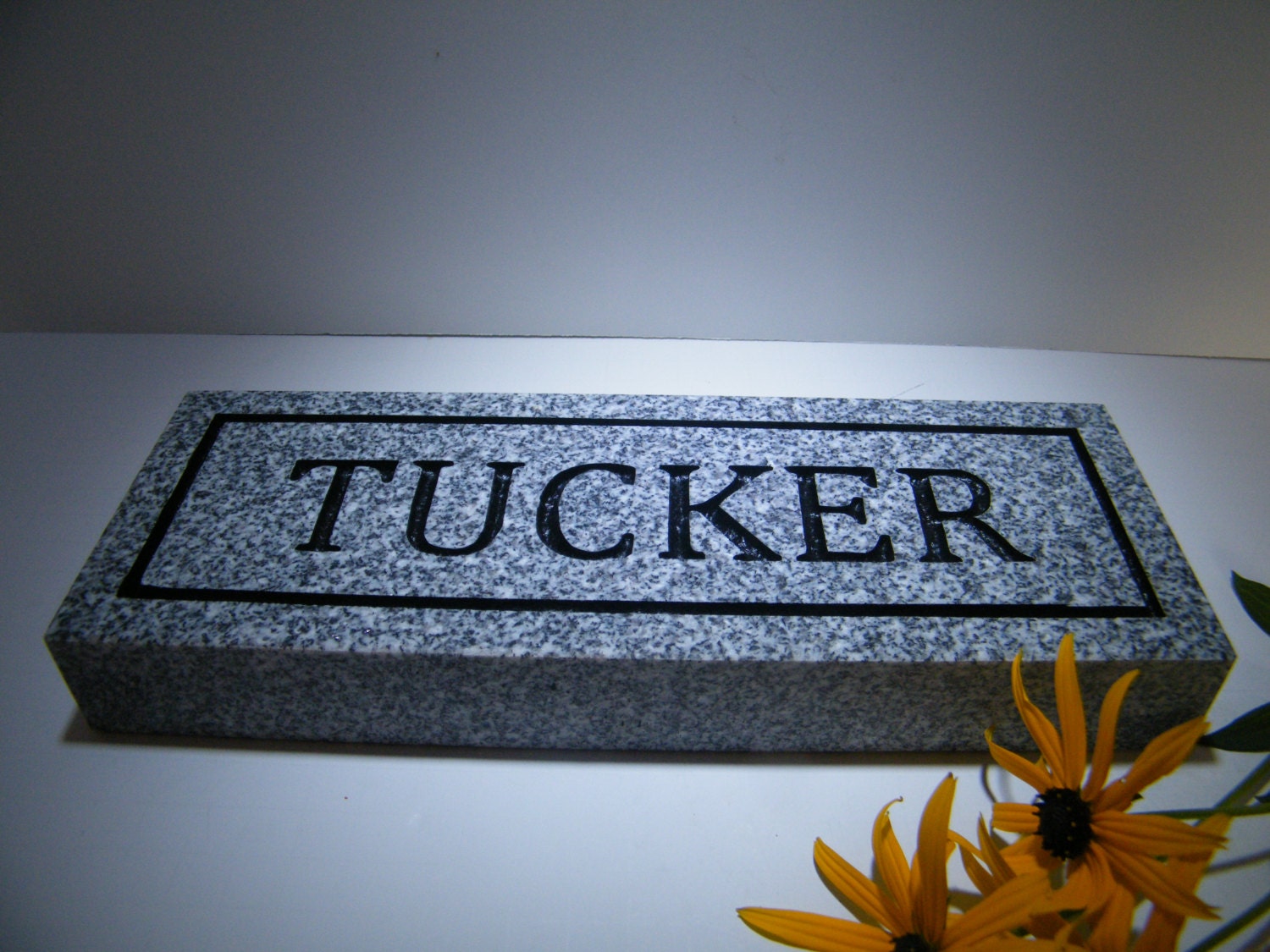 Granite Pet Memorial Custom Engraved Pet Memorial Pet | Etsy