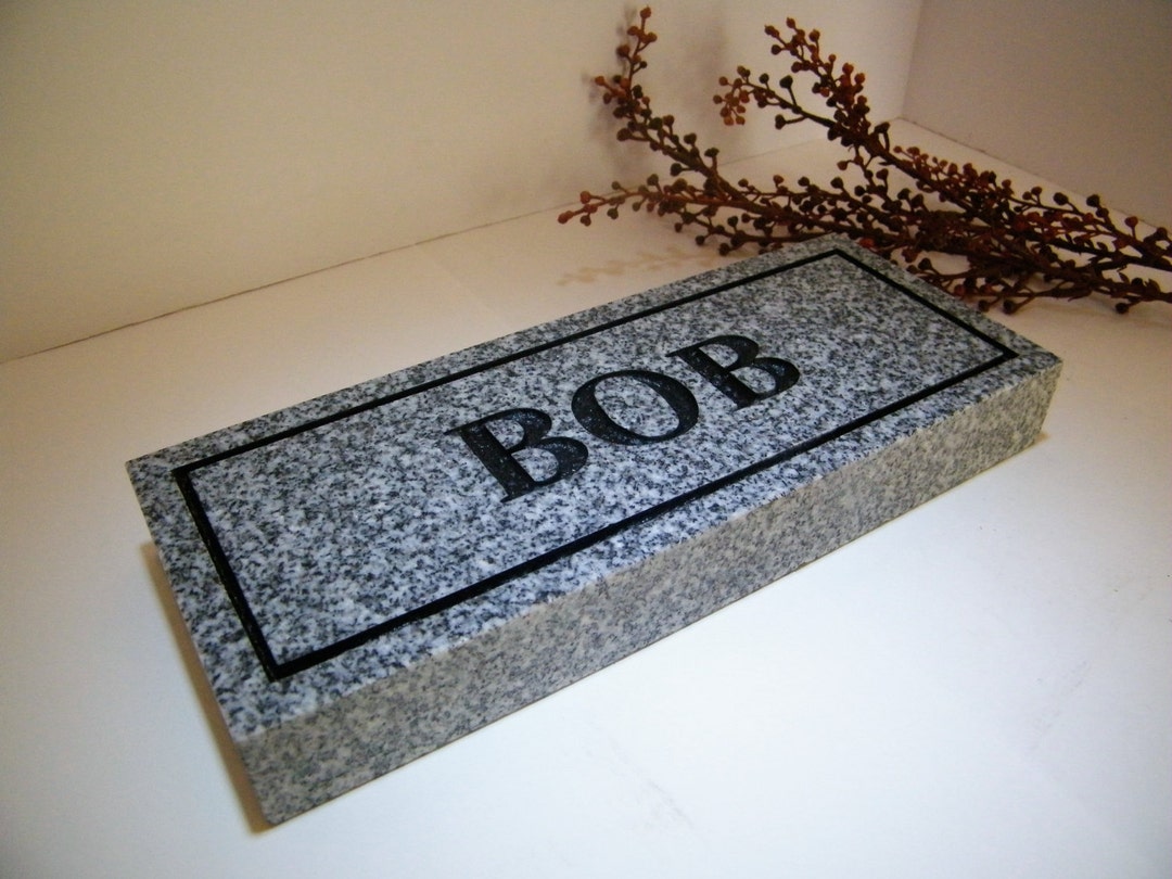 Granite Pet Marker, Granite Pet Memorial, Personalized Granite Pet ...
