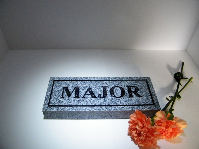 Custom Engraved Granite Pet Memorial, Stone Marker 10" X 4" - Etsy