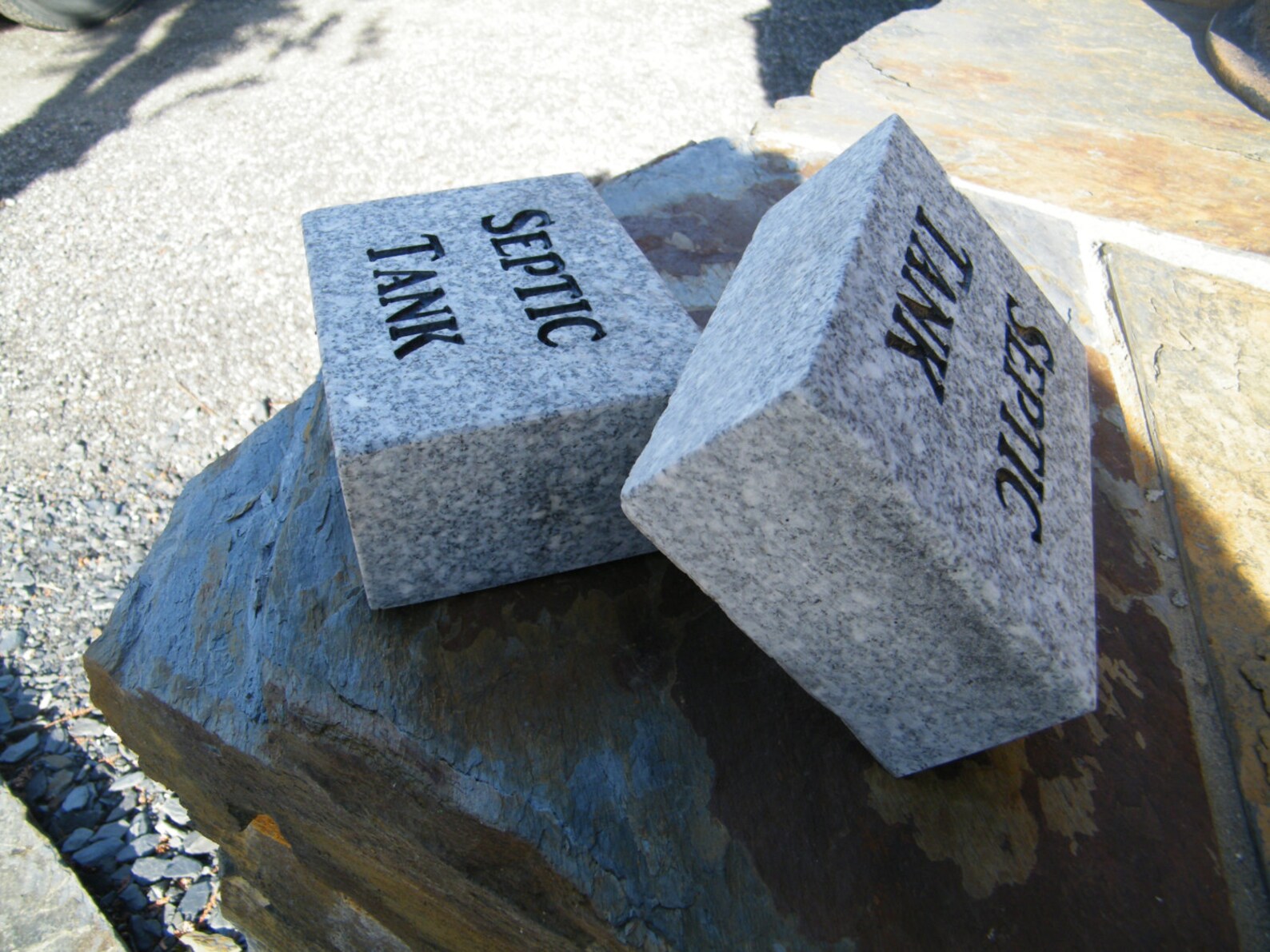 Granite Marker Ground Marker Lawn Markers Stone Markers - Etsy