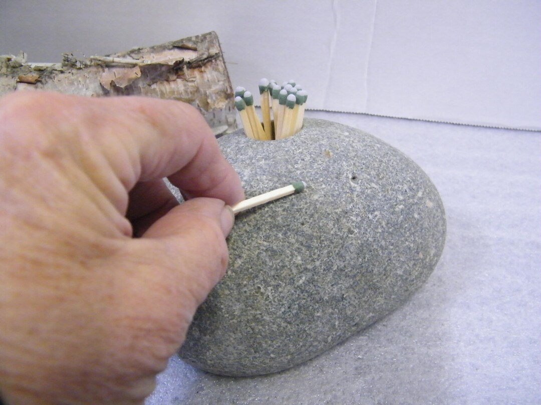 Match Striker, Stone Match Striker, Match Holder - Etsy