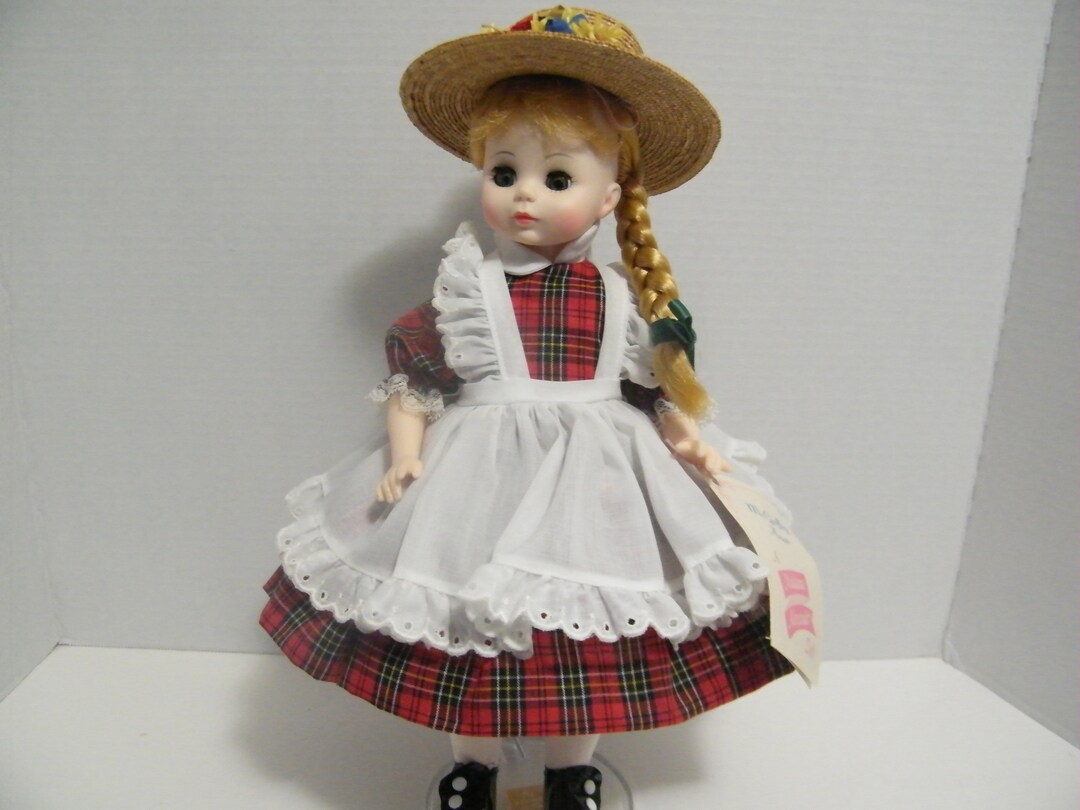 Madame Alexander Doll, 1525 Mcguffey Doll /w Book and Wooden Desk, 14 ...