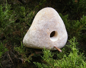 Rock Birdhouse - Etsy