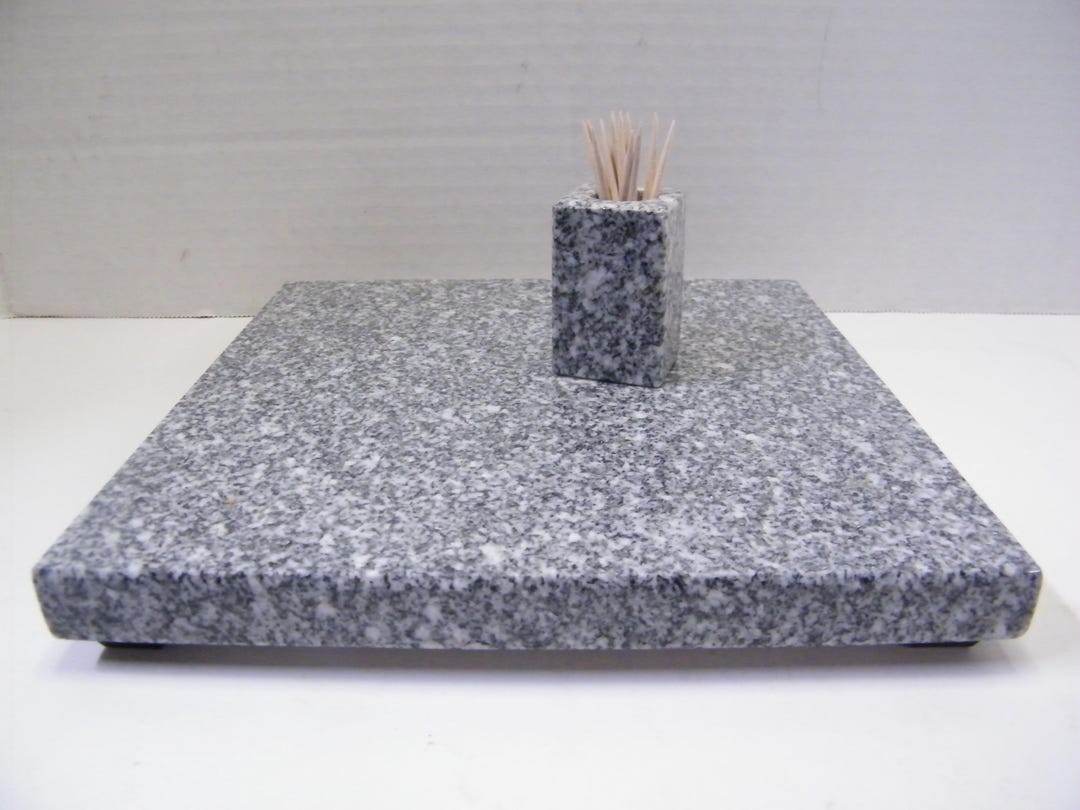 Granite Trivet Set,cutting Board, Granite Serving Set and Toothpick ...