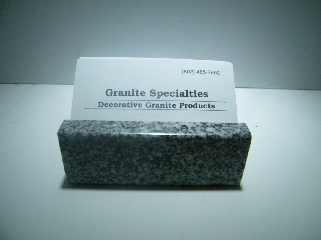 Business Card Holder, Granite Business Card Holder, Stone Business Card ...