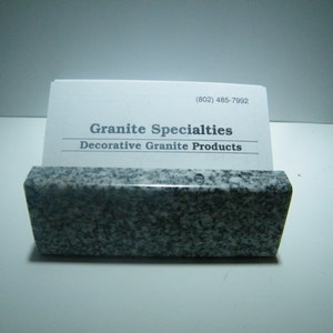 Business Card Holder, Granite Business Card Holder, Stone Business Card ...