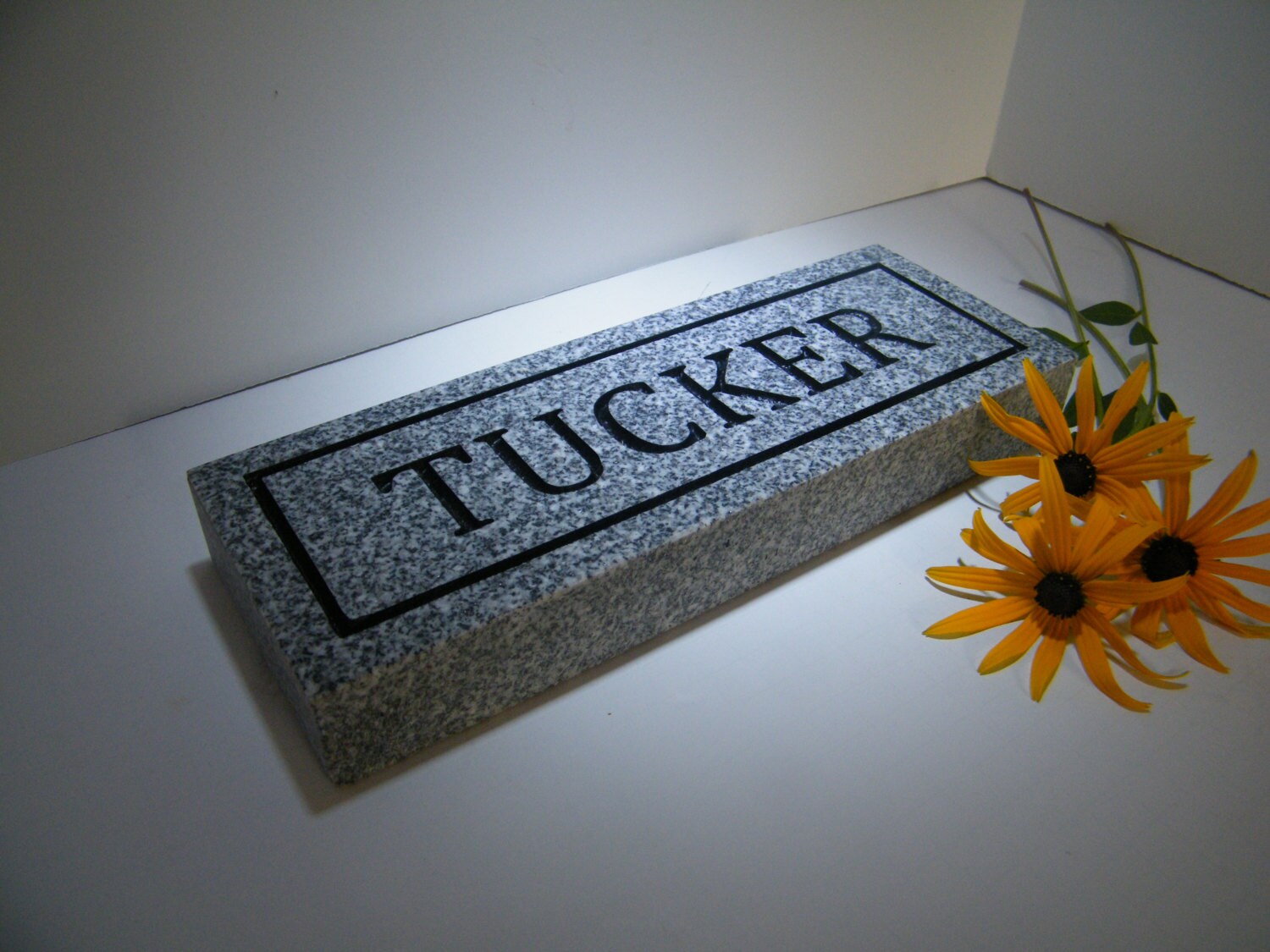 Granite Pet Memorial Custom Engraved Pet Memorial Pet | Etsy