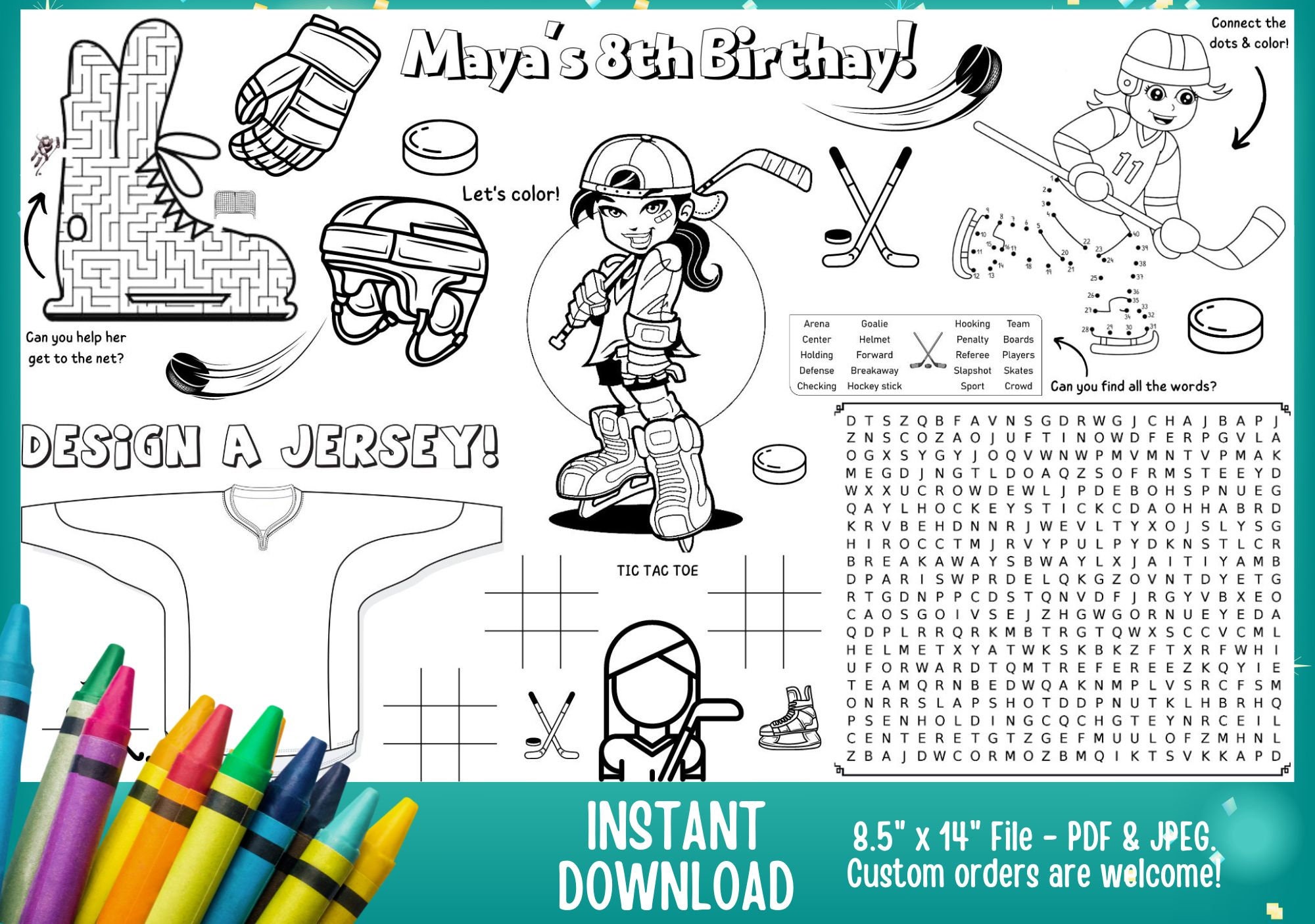 Printable Hockey Lineup Cards - Printable Cards