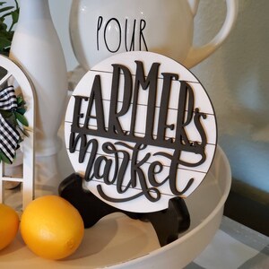 Farmhouse Decor, Farmers Market, Shipman Round, Mini Window Decor ...
